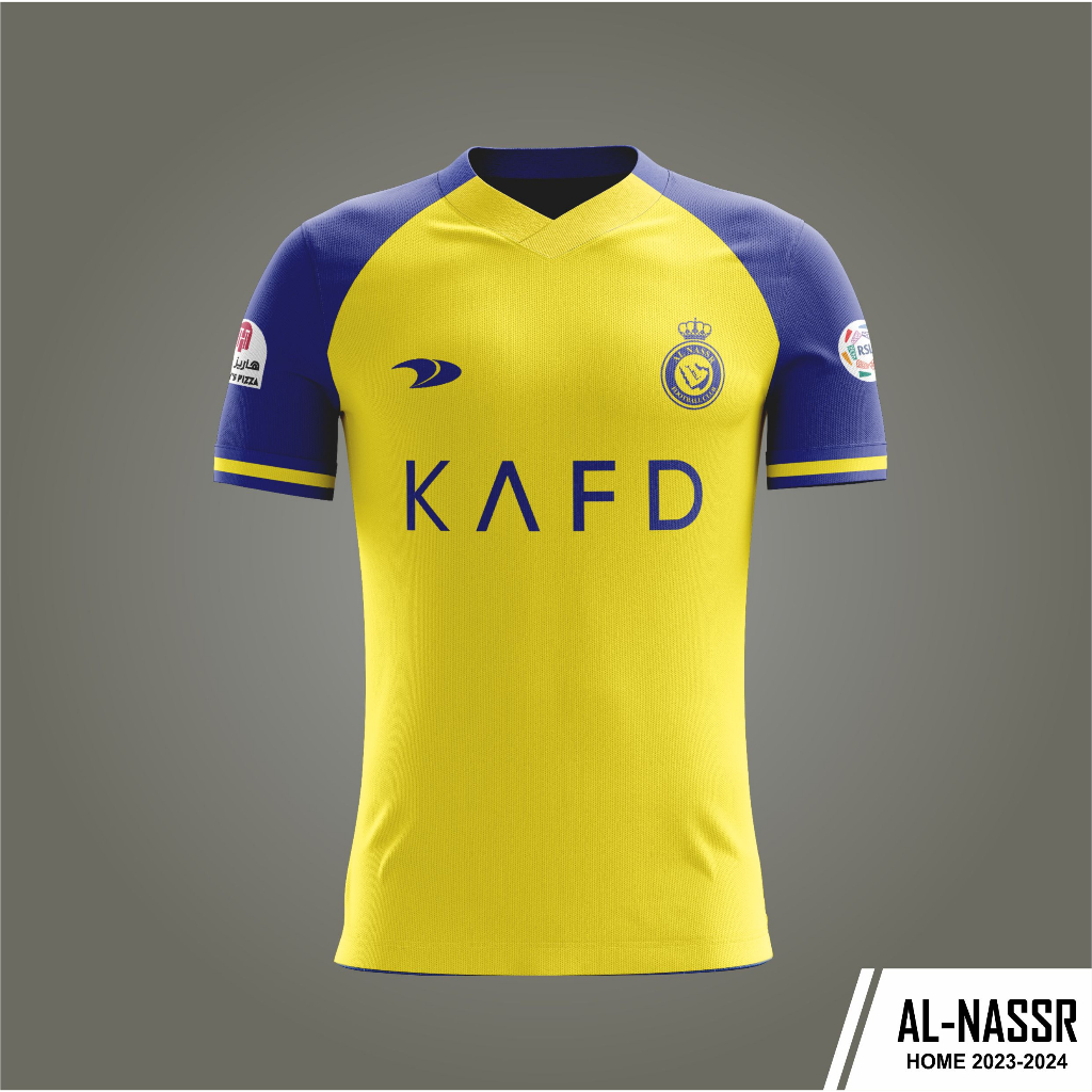 Jual Jersey Al Nassr Home 2023 2024 Terbaru Liga Saudi Arabia Shopee