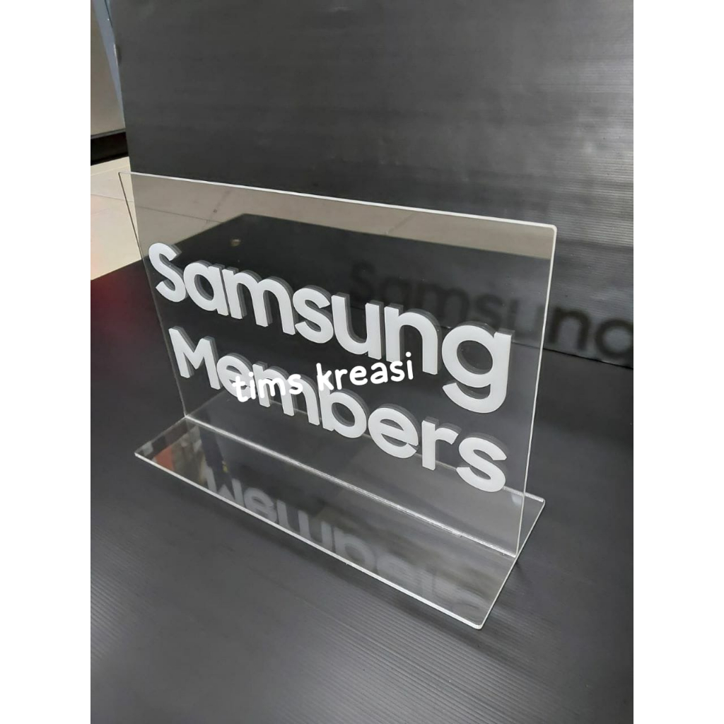 Jual Plakat Akrilik | Sign Table | Papan Meja Akrilik | Akrilik ...