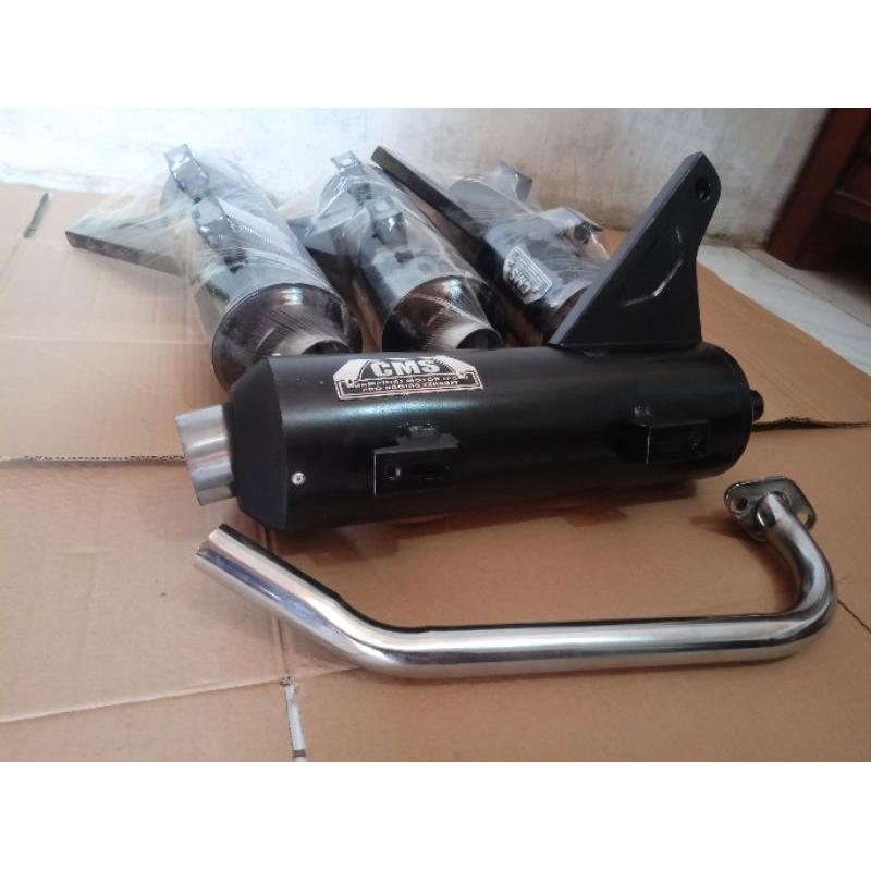 Jual KNALPOT STANDAR RACING COPY CMS ALL TIPE HONDA BEAT VARIO SCOOPY GENIO / YAMAHA MIO SPORTY ...