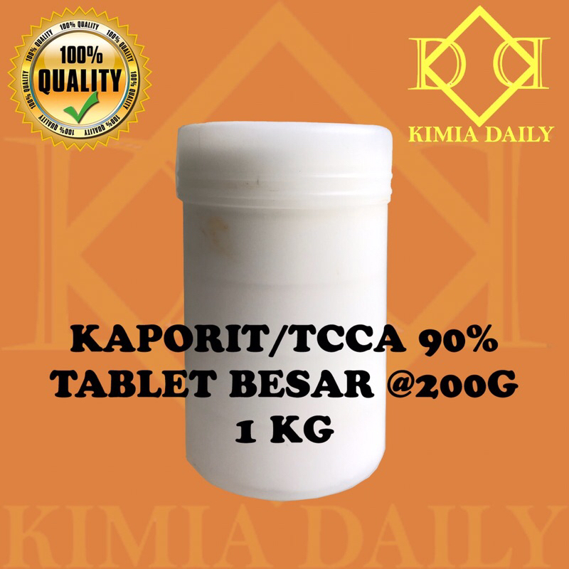 Jual Kaporit Tablet / Klorin Tablet / TCCA Tablet 90% / Chlorine Tablet ...