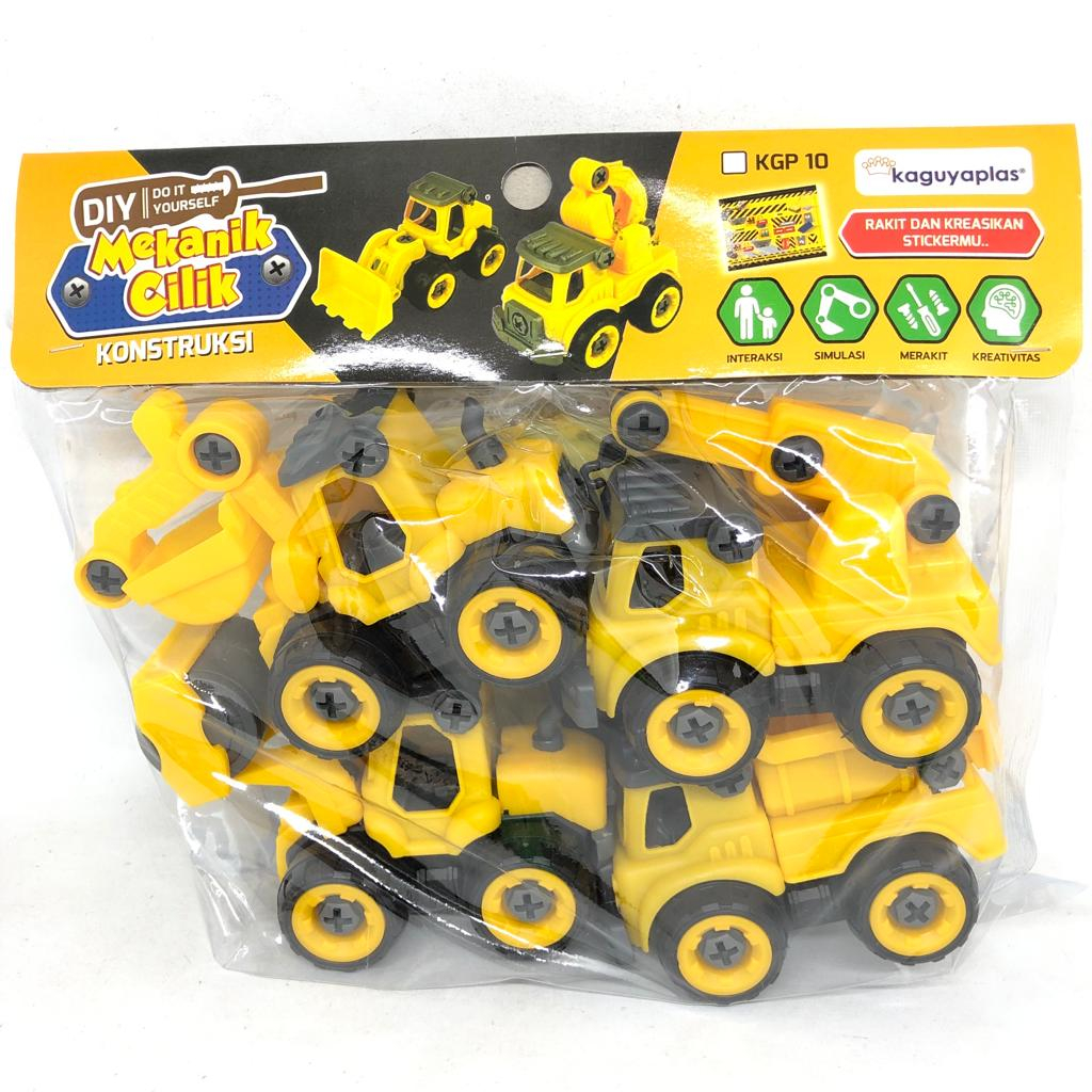 Jual MJ Mainan Bongkar Pasang Rakit Truk Konstruksi Puzzle Edukasi ...