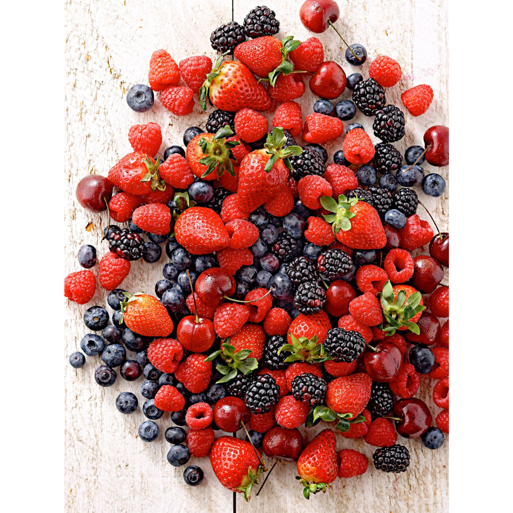 Jual Mix Berry Frozen 1Kg/Pack| Buah Berry Beku Frozen Strawberry - 1Kg ...