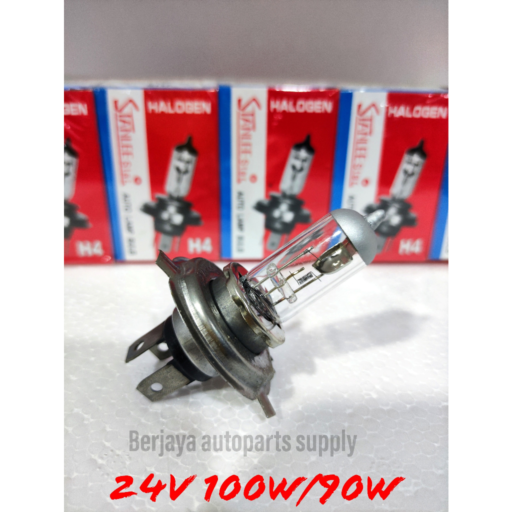 Jual BOLA LAMPU H4 STANLEE 24V 100/90 WATT TRUK TRUCK | Shopee Indonesia