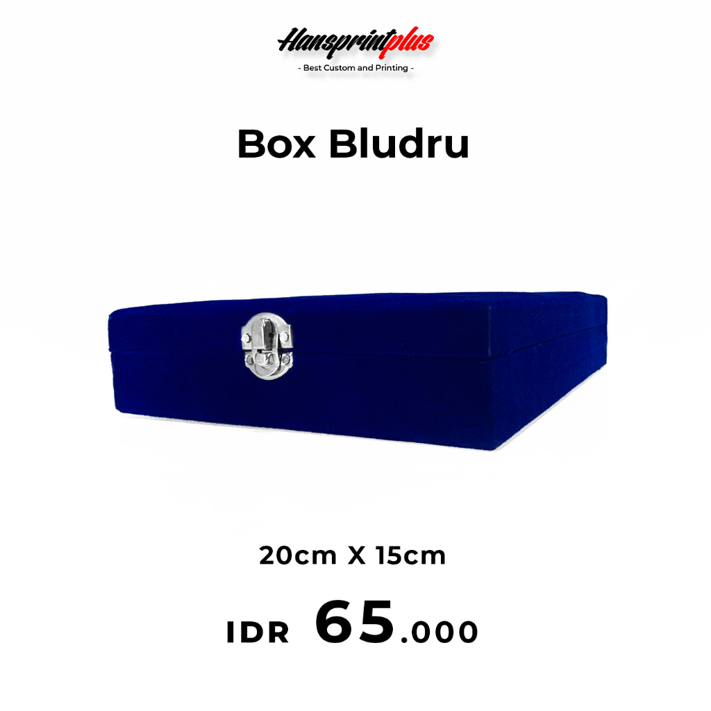 Jual BOX beludru biru 20x15 potrait box - akrilik - plakat - trophy ...