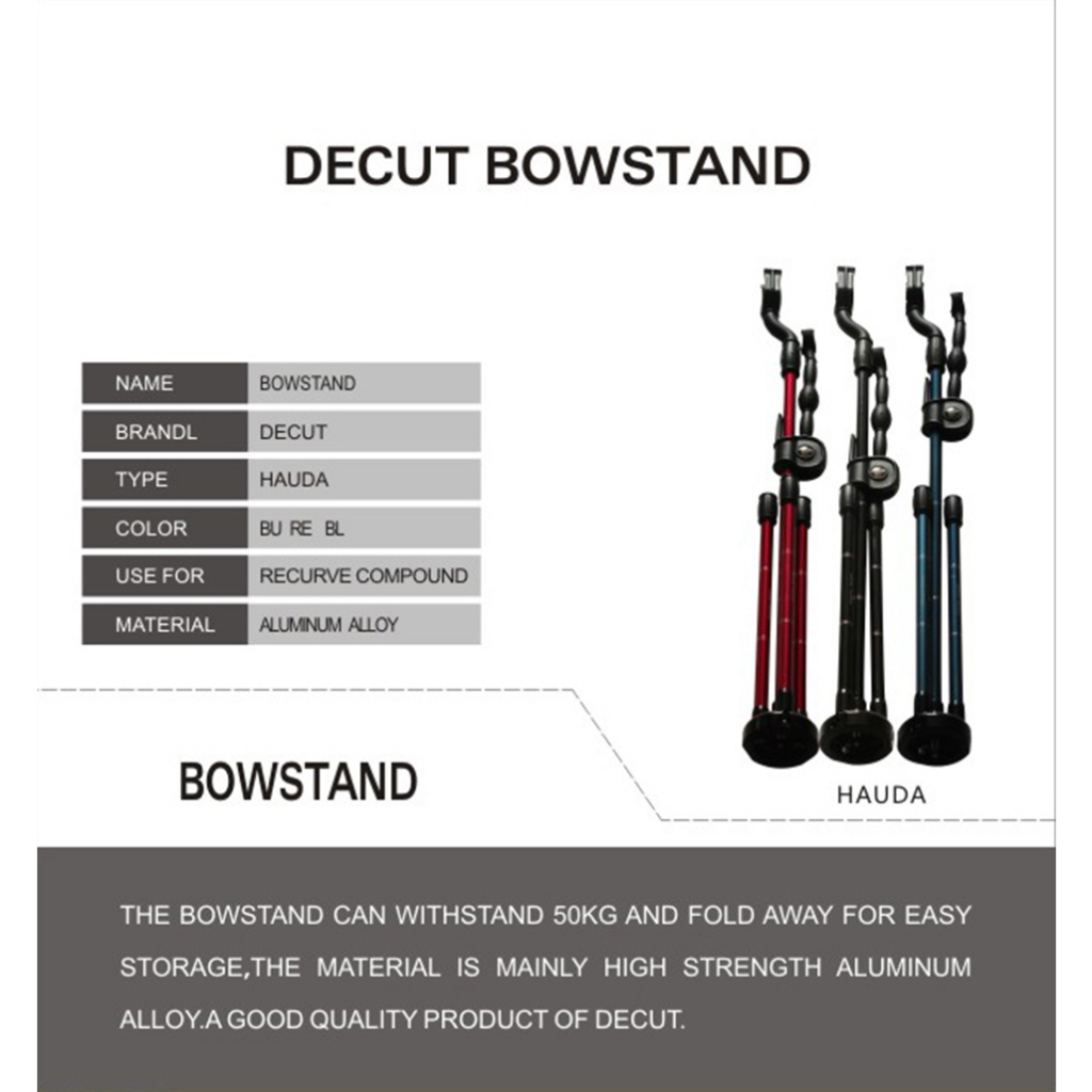 Jual Bow Stand DECUT Hauda, Dudukan Busur Panah Recurve Compound ...