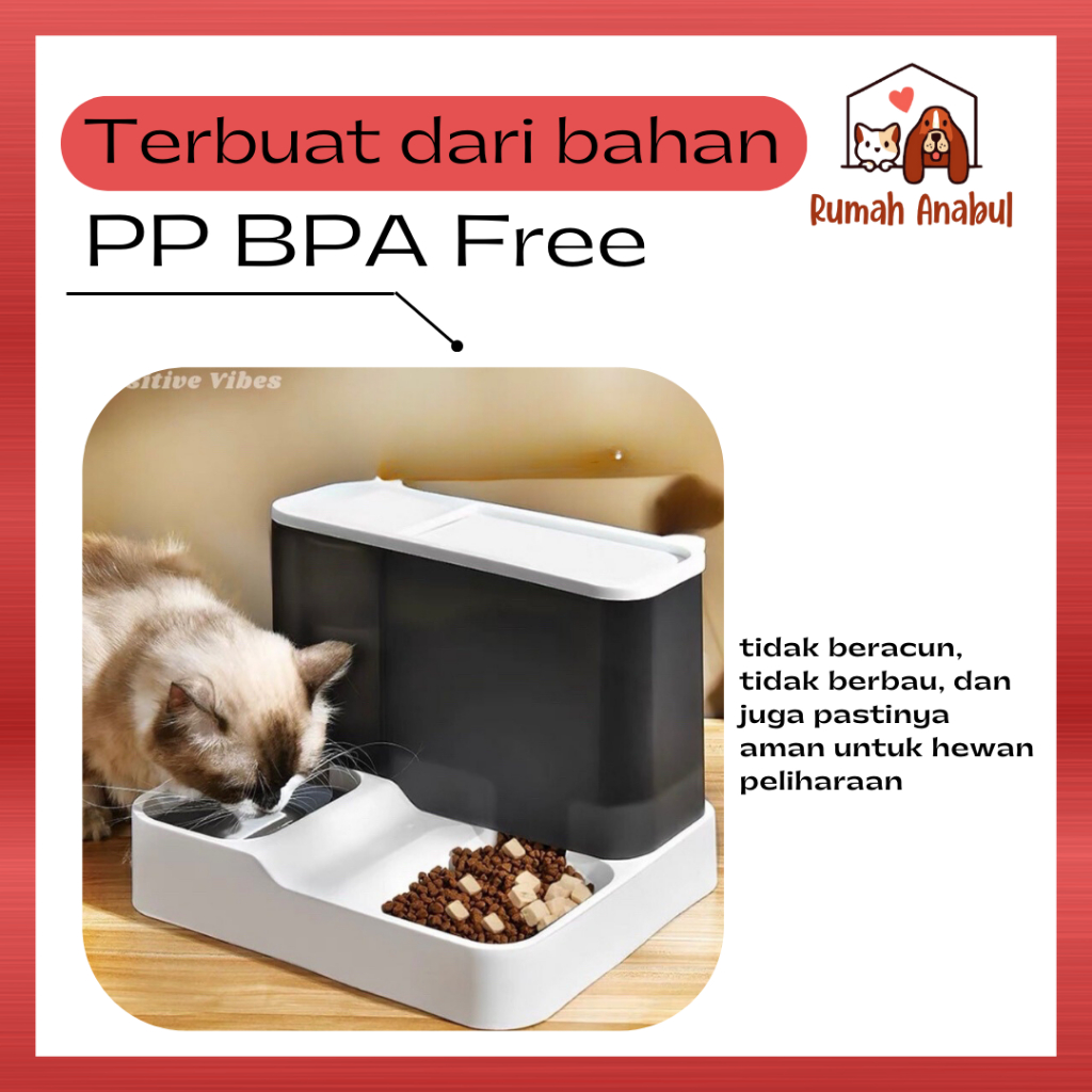 Jual Pet Feeder Otomatis 2 in 1 - Tempat Makan Anjing/Kucing Dispenser ...