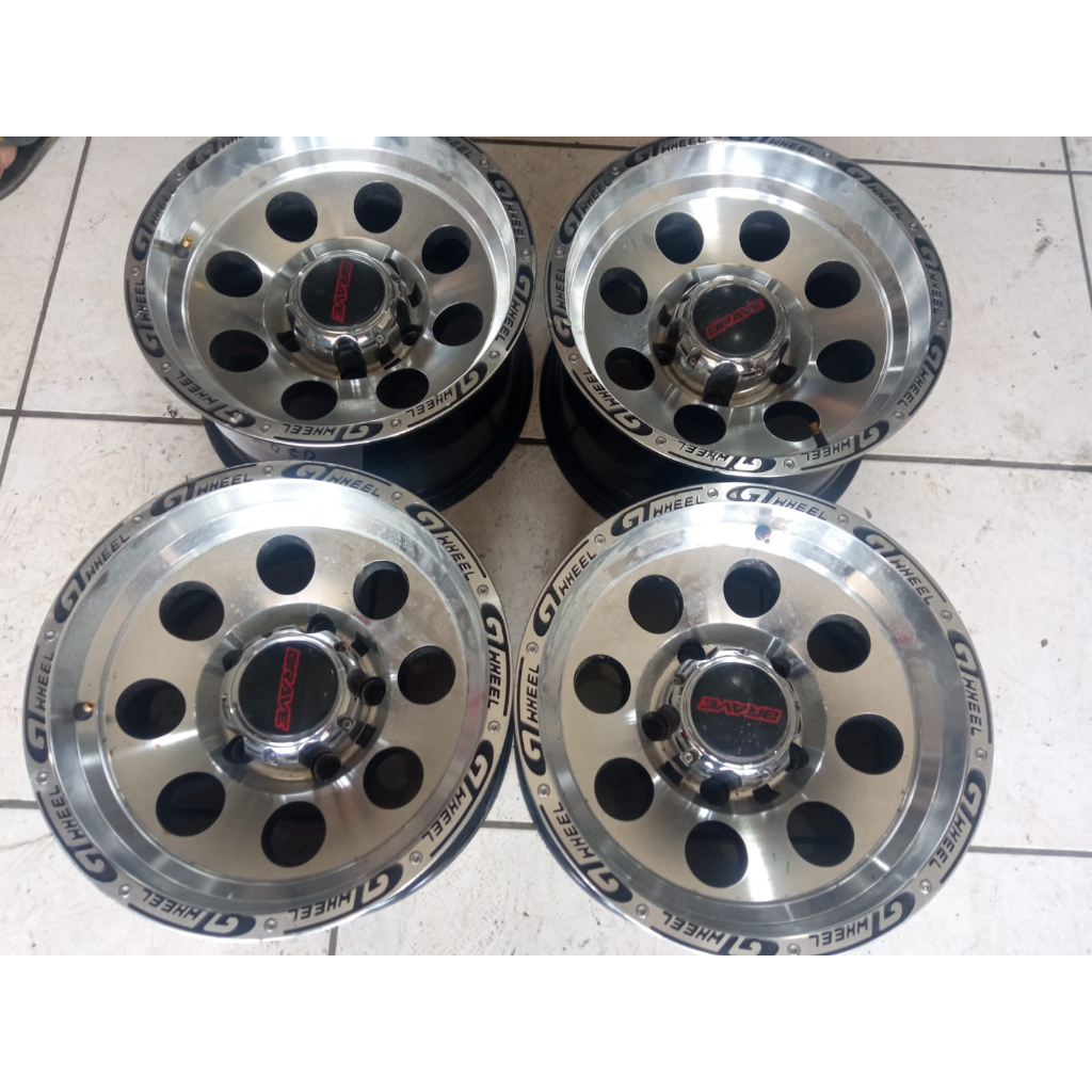 Jual VELG SECOND RACING BRAVE RING 15X8 ET 27 HOLE 5X139 U/ ESCUDO TAFT ...