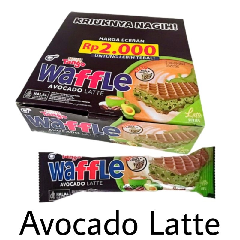 Jual Tango Waffle kotak hazel mocha aren avocado latte isi 12bj ...