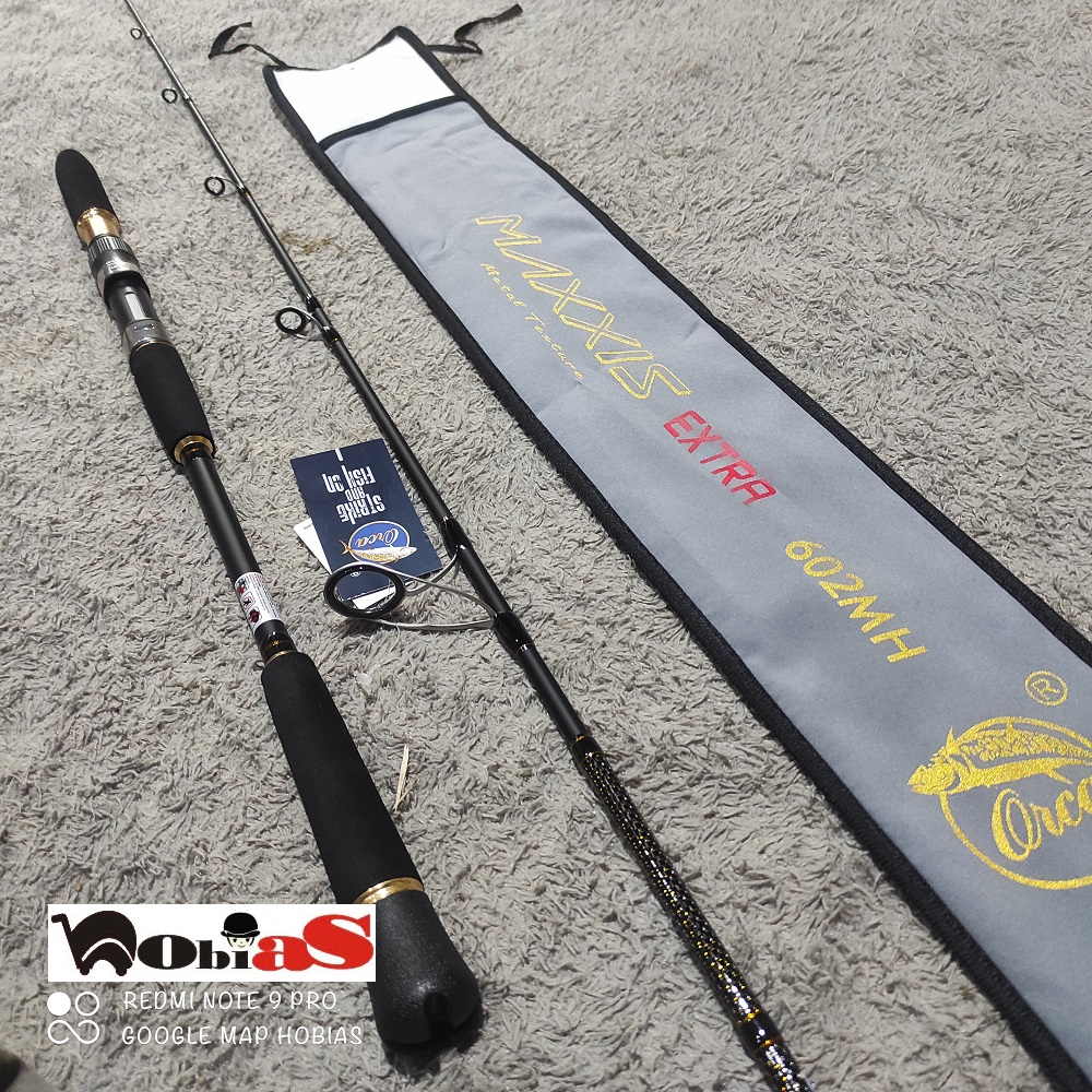 Jual joran pancing jigging 602 orca maxxis extra FUJI 180 | Shopee ...