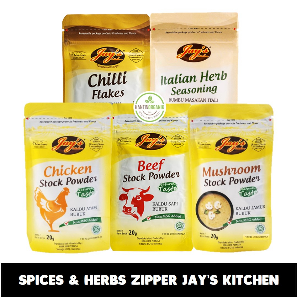 Jual Spices & Herbs Zipper - Chilli Flakes - Italian Herb Seasoning ...