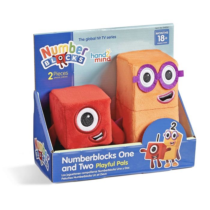 Jual Hand2Mind Numberblocks 1 And 2 Playful Pals Plush Boneka ...