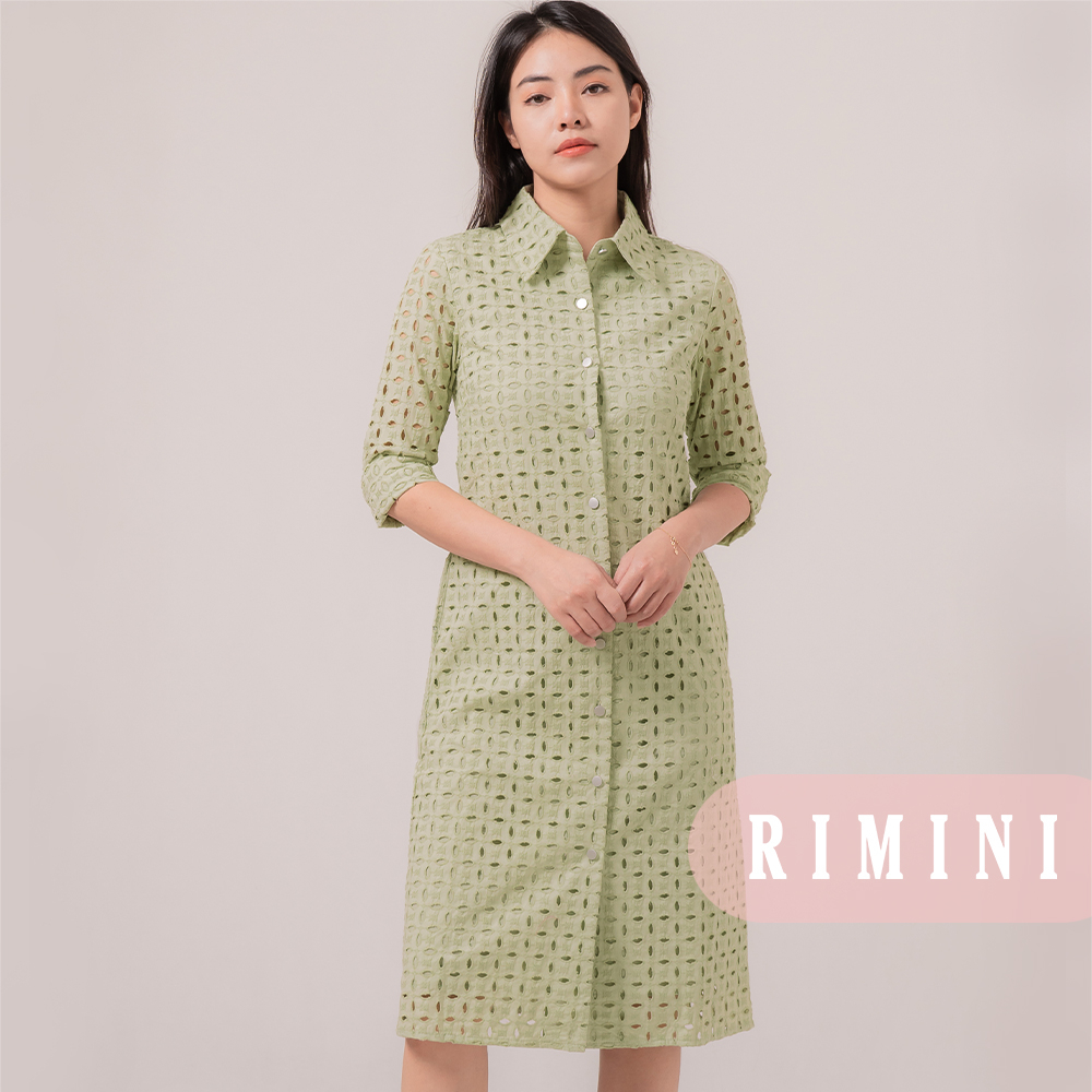 Jual RIMINI - Dress Perempuan Formal Lengan panjang Busui Broklat XS-XL - Willa Dress - 85704 ...