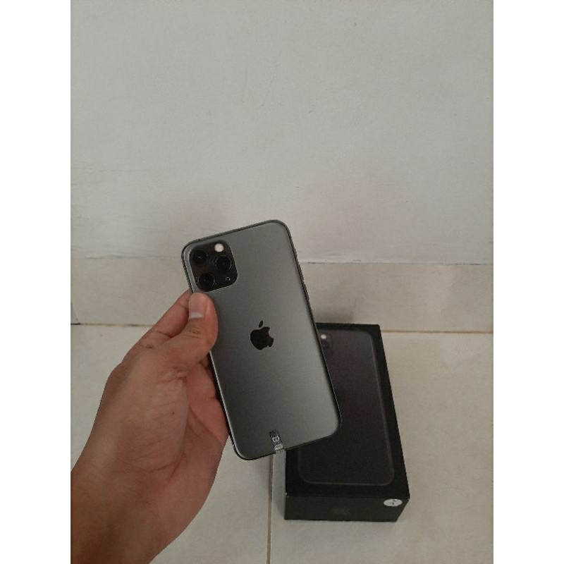 Jual iphone 11 pro 64gb all operator fullshet face id off | Shopee ...