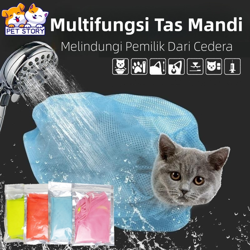 Jual Grooming Bag Kucing/Kucing Kantong Mandi Tas/Cat Bath Bag/Tas ...