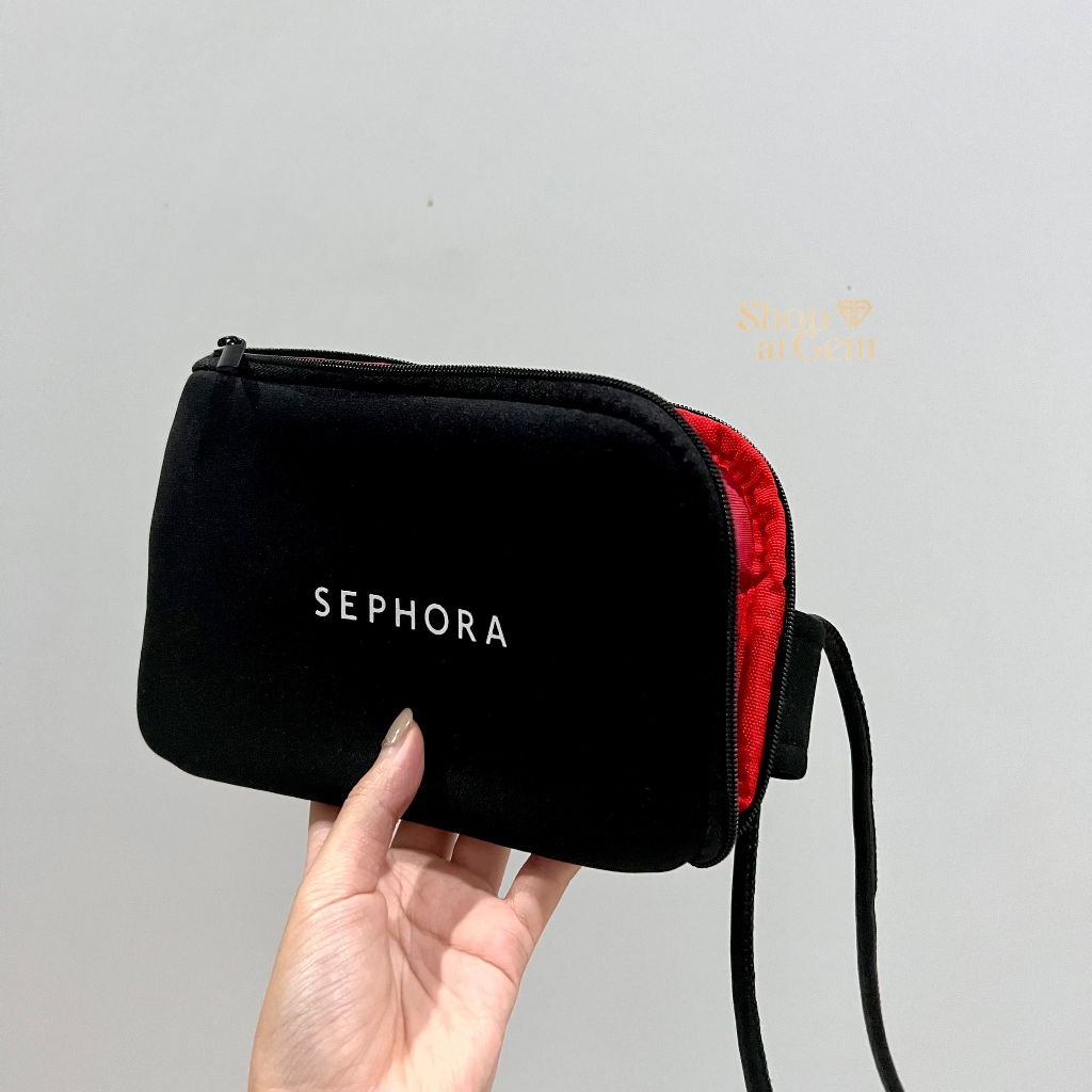 Jual Sephora Travel Sling Pouch/ Bag in Black | Shopee Indonesia