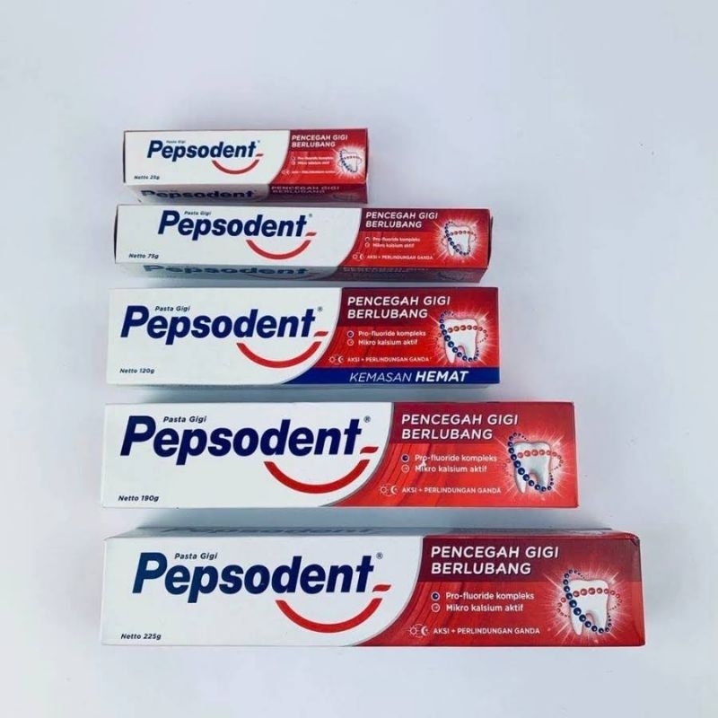 Jual Pasta gigi Pepsodent 75gr 120gr 190gr 225gr | Shopee Indonesia