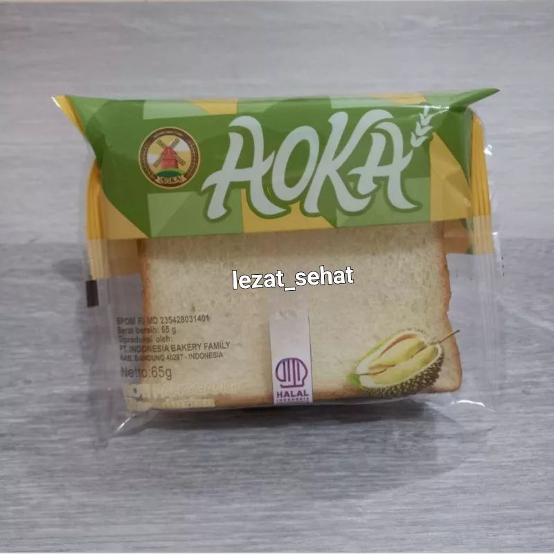 Jual Aoka Roti Panggang Lembut 1 Dus isi 60pcs tersedia satuan rasa dan ...