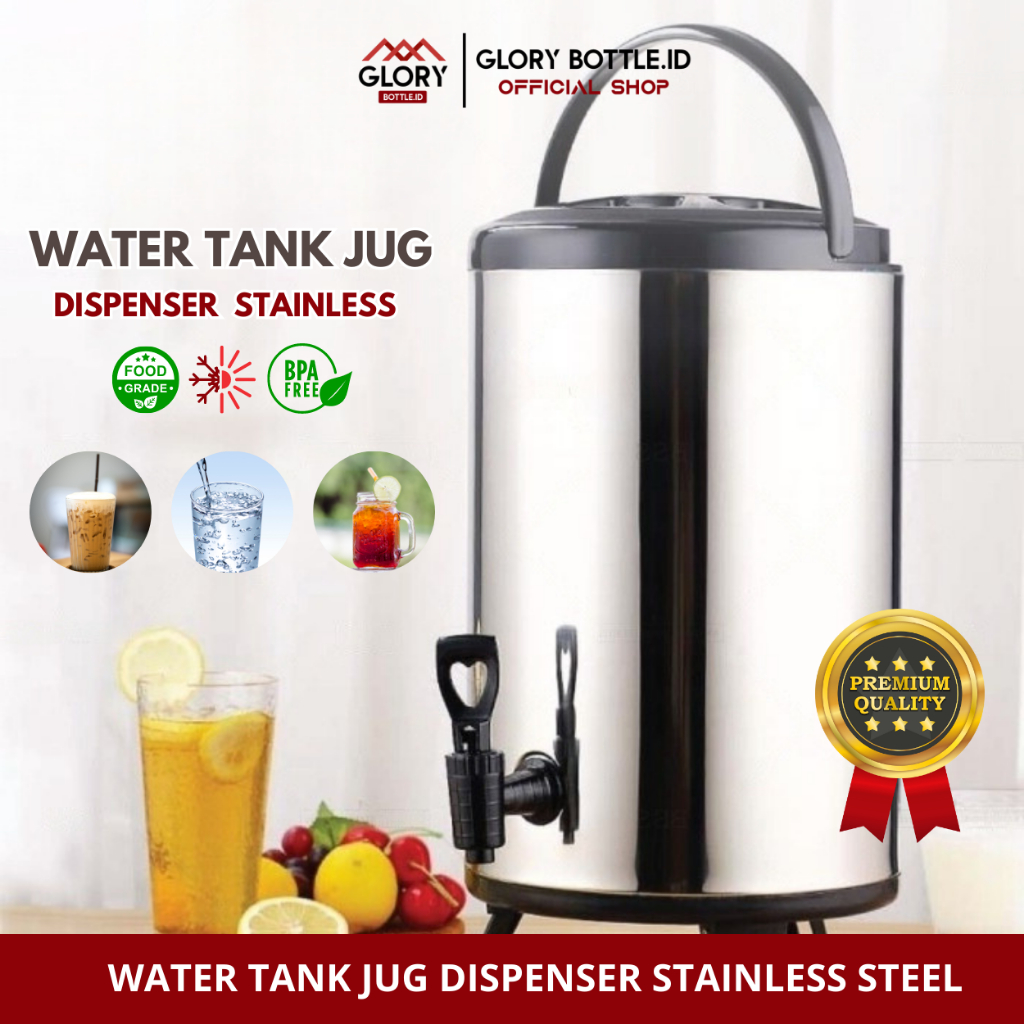 Jual GB - WATER TANK JUG MILK TEA STAINLESS STEEL - DISPENSER MINUAMN ...