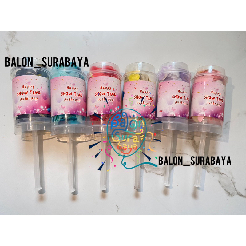 Jual Confetti Push Pop (Party Popper Mini) | Shopee Indonesia