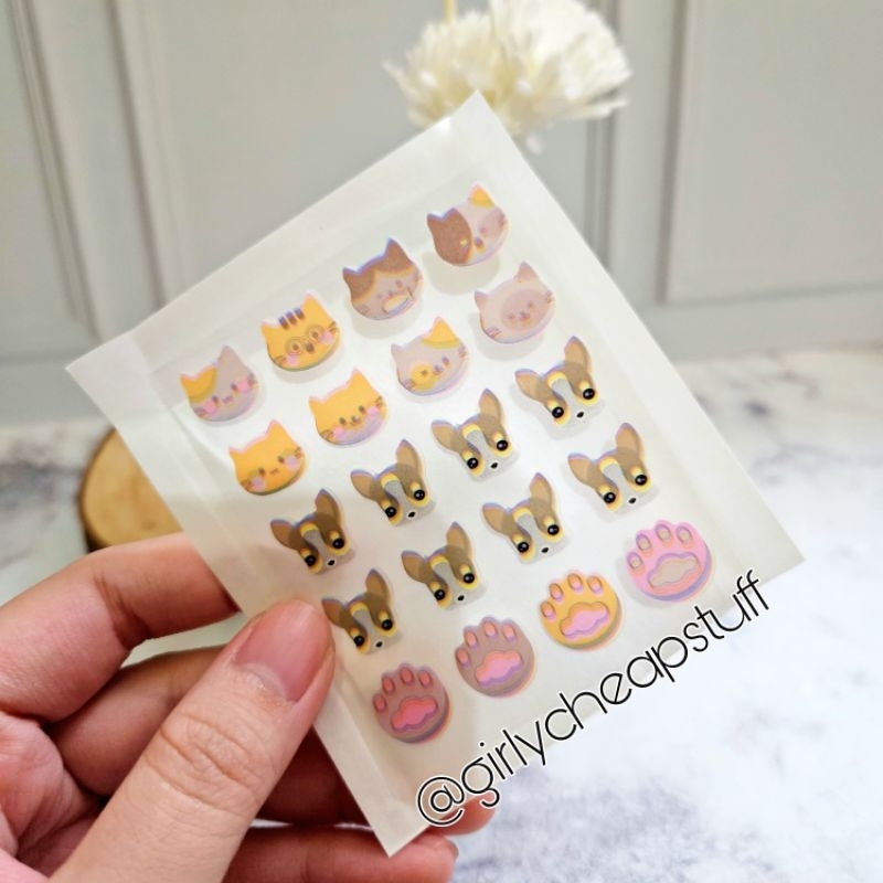 Jual Cat And Dog Theme Hydrocolloid Acne Pimple Patch Sticker Jerawat ...