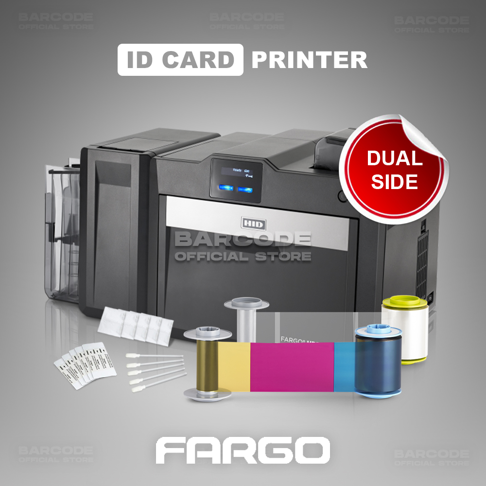 Jual Paket Fargo HDP6600 Printer ID Card Pencetak Kartu PVC Dual Side ...