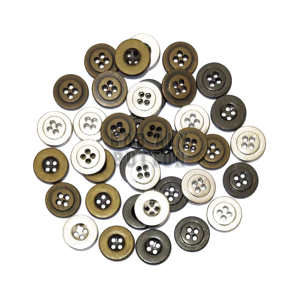 Jual Kancing Kameja / Kancing Besi 13 mm Per 12 Pcs | Shopee Indonesia