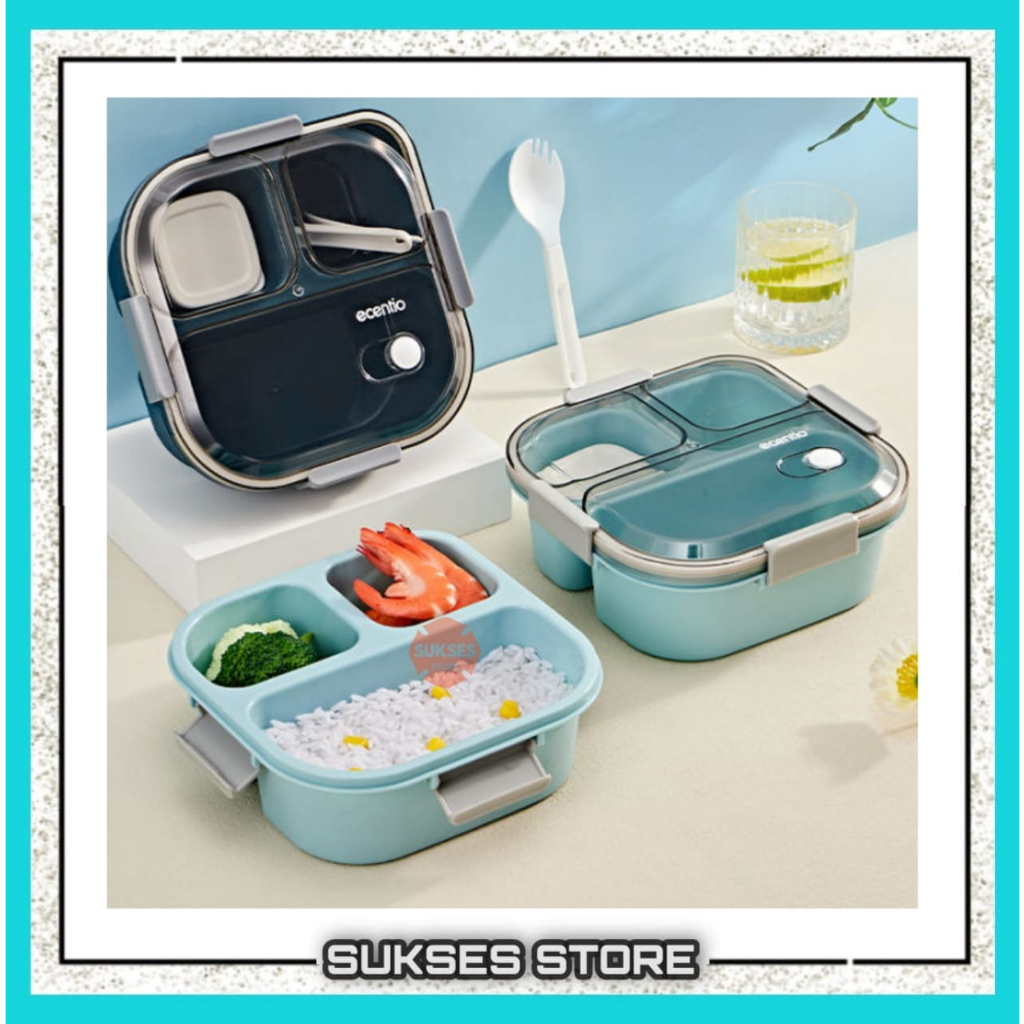 Jual KOTAK MAKAN WADAH BEKAL / LUNCH BOX ANTI TUMPAH / KOTAK BEKAL | Shopee Indonesia