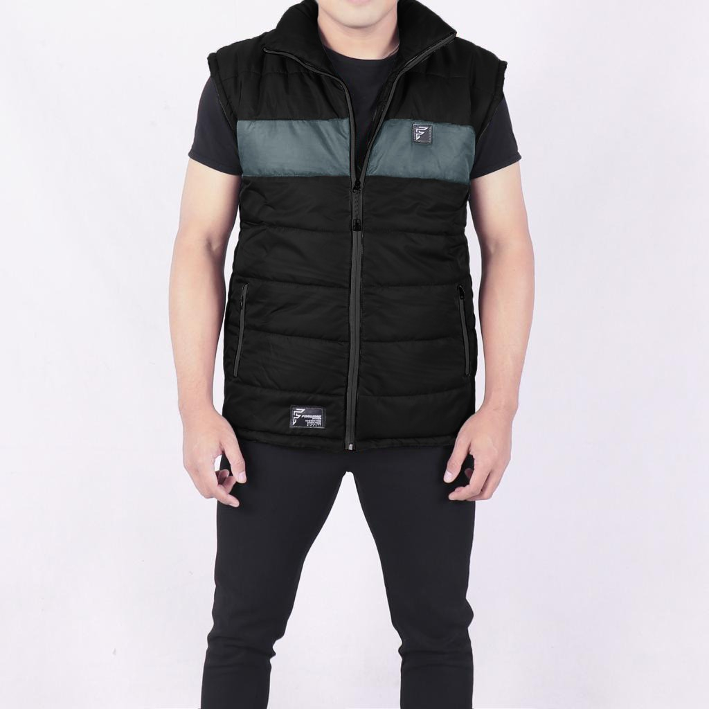 Jual Rompi Perasut Bodyvest Pria Vest Bikers Murah Casual Outdoor ...