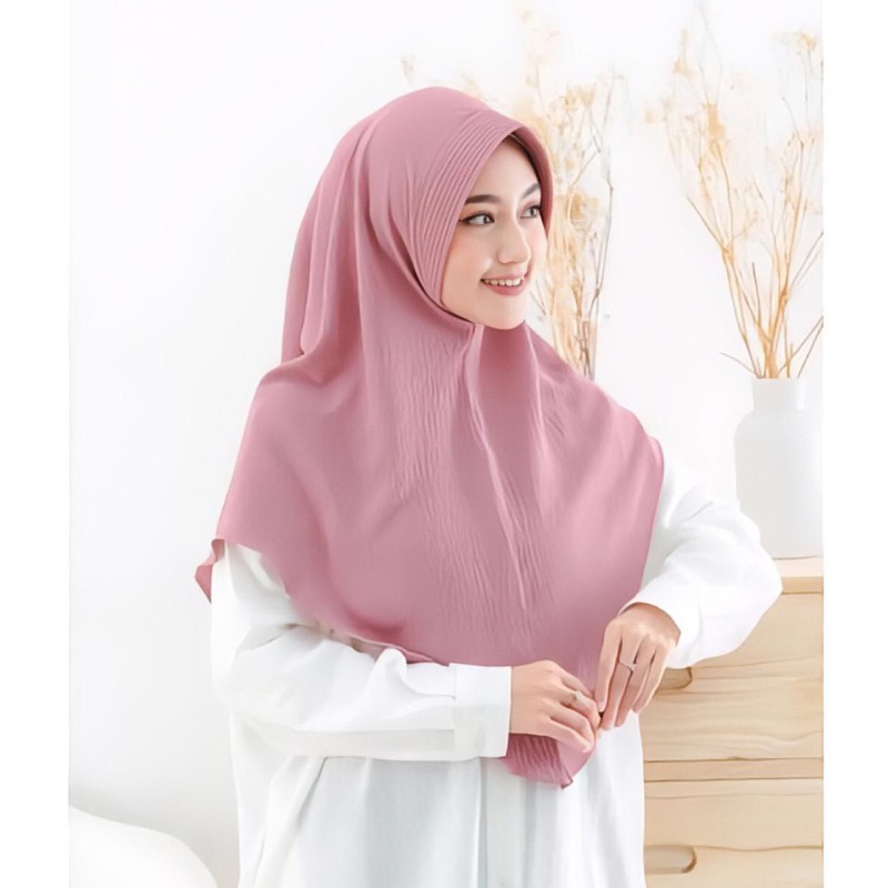 Jual Bergo Crinkle Airflow Pet /Hijab Instan Bergo Crinkle Premium /Bergo pet crinkle airflow ...