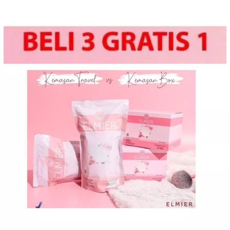 Jual ELMIER COLLAGEN DRINK BPOM HALAL MUI | Shopee Indonesia