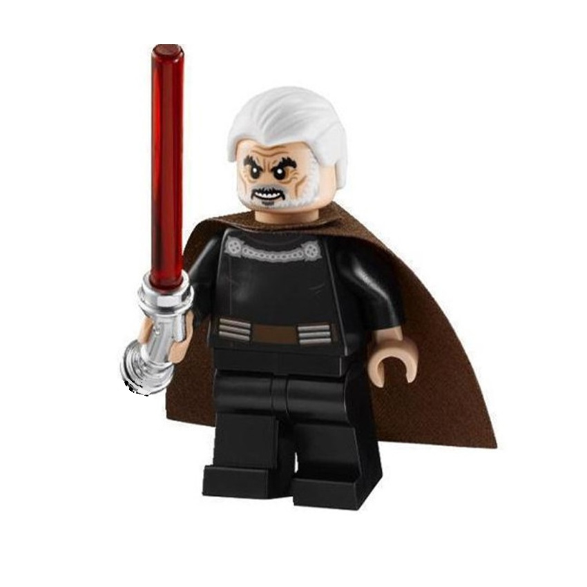 Jual Star Wars Sith Master Count Dooku Clone Wars Minifigure Brick kw ...