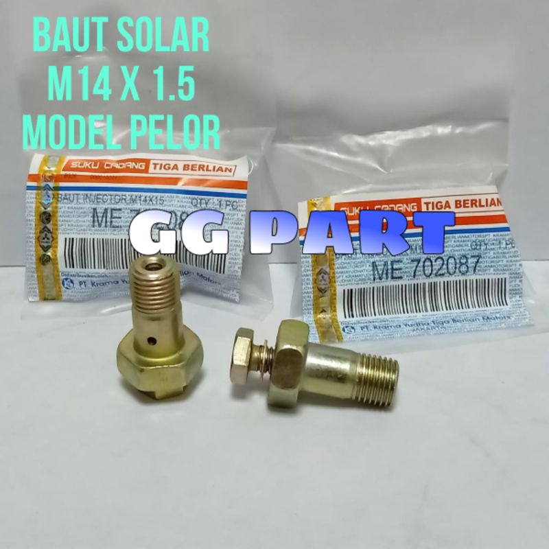 Jual BAUT SOLAR M14 INJEKTOR BOLT INJEK PS100 PS120 PS125 PS135 FM517 ...