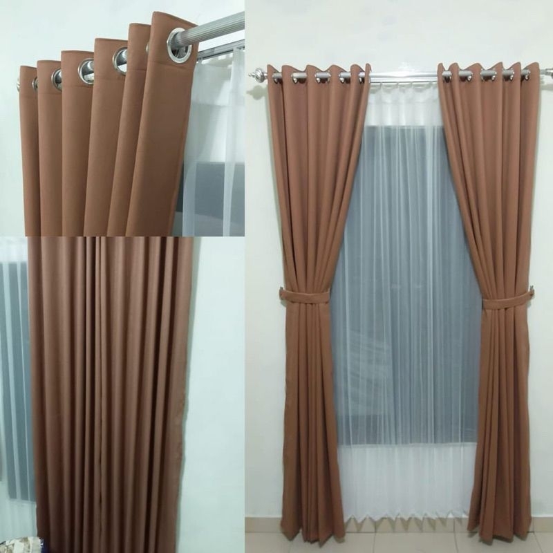 Jual gorden blackout polos minimalis gorden pintu hordeng jendela ...
