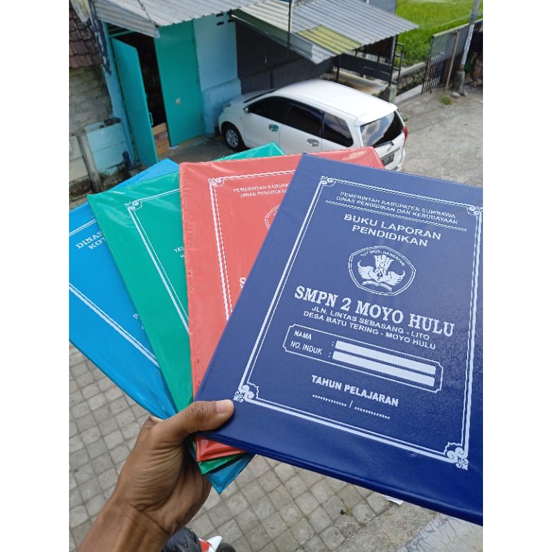 Jual SAMPUL RAPORT SEKOLAH DENGAN ISI | Shopee Indonesia