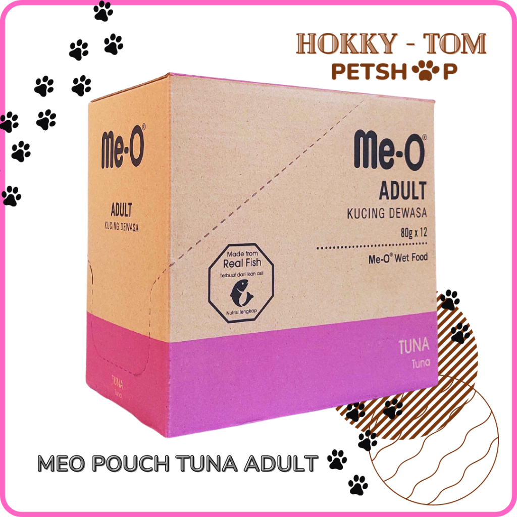 Jual ME-O pouch meo 80 gr sashet makanan kucing basah wet cat food ...