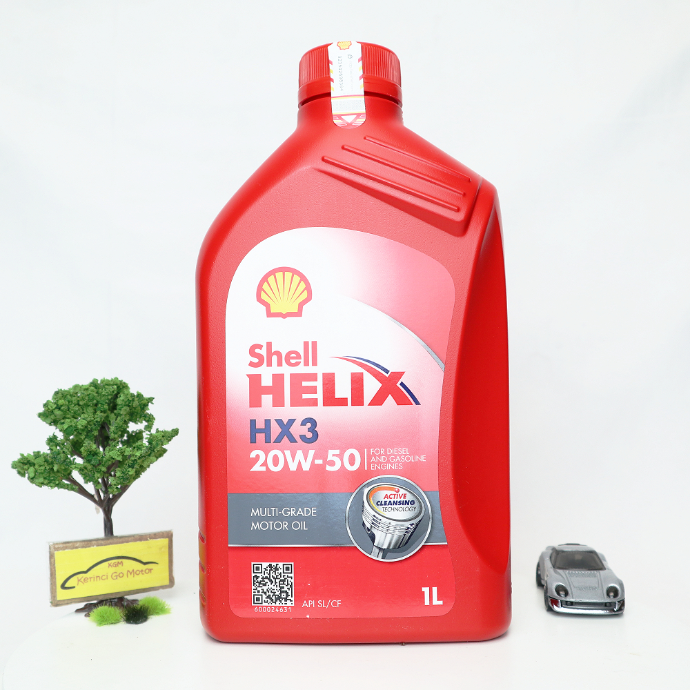 Jual Shell Helix HX3 SAE 20W-50 1 Liter Api SL/CF Oli Mobil Mesin ...