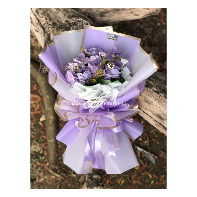 Jual BUCKET BUNGA ARTIFIAL LILAC | Shopee Indonesia