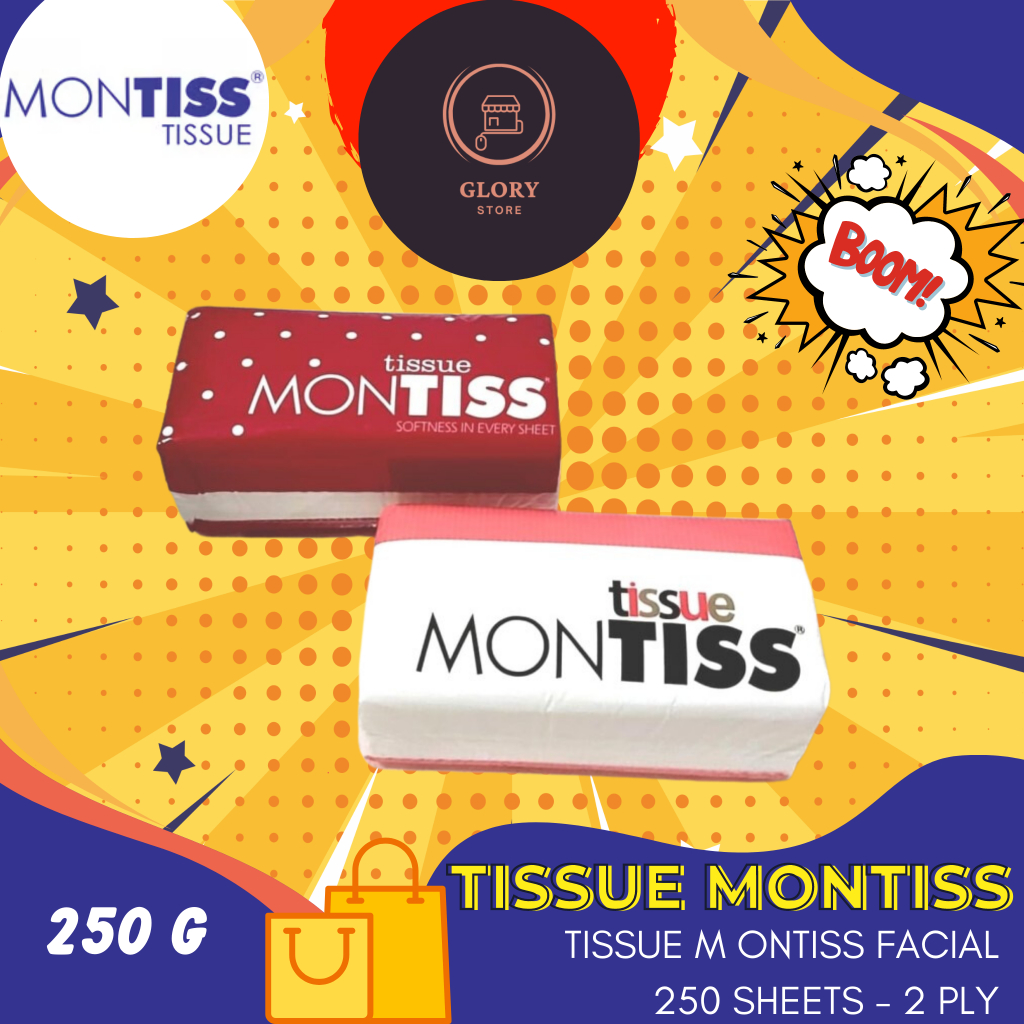 Jual Tissue Montiss 250 Sheets 2 Ply - Facial Tissue Montiss | Shopee ...