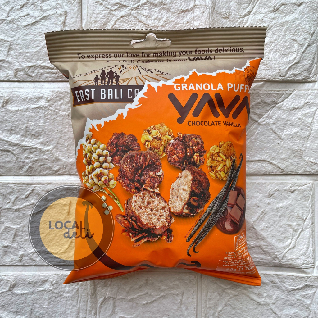Jual East Bali Yava Granola Puffs Choco Vanilla 50gr / Granola Puffs ...