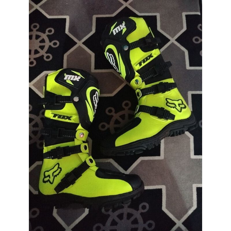 Jual Sepatu cross lokal premium/sepatu trail adventure motocross ...