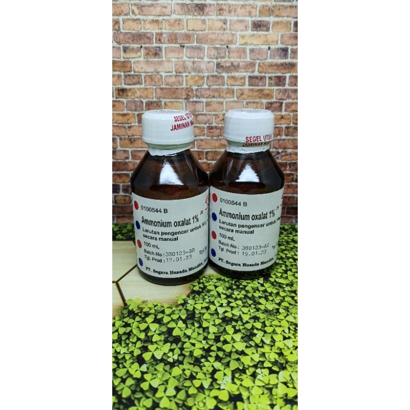 Jual AMMONIUM OXALAT 1% 100 mL INDOREAGEN ( Larutan Pengencer Untuk Hitung Trombosit Secara ...