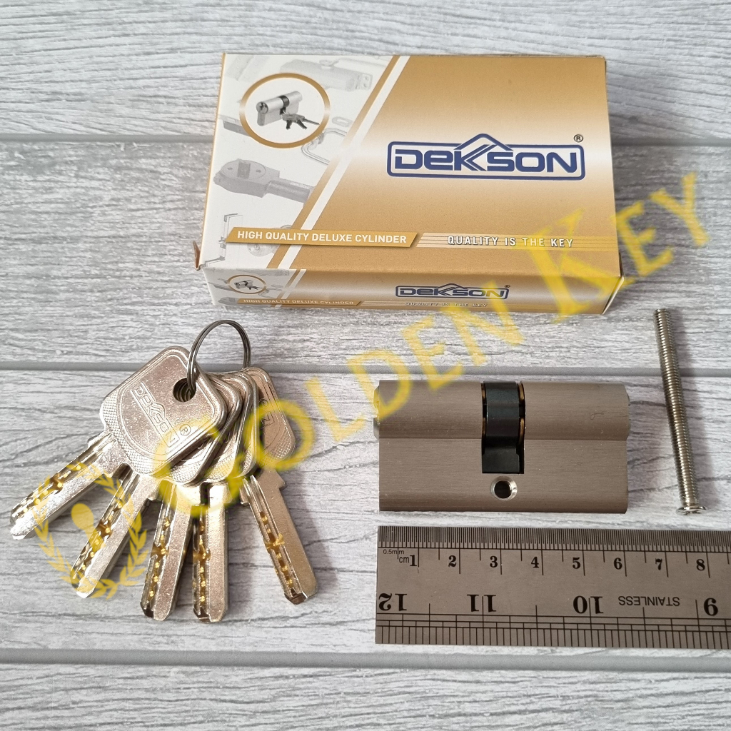 Jual Kunci Silinder Pintu Rumah Kayu Komputer Key Cylinder 60MM Dekkson Dekson CYL DC KK DL 60 ...