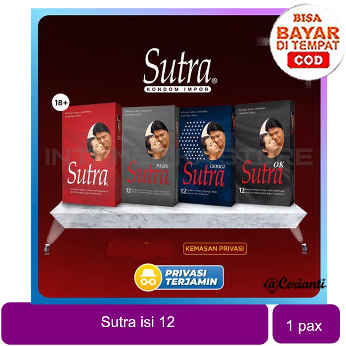 Jual [PRIVASI AMAN] Kondom Sutra Isi 12 Varian Merah / OK Hitam / Gerigi / Plus | Shopee Indonesia