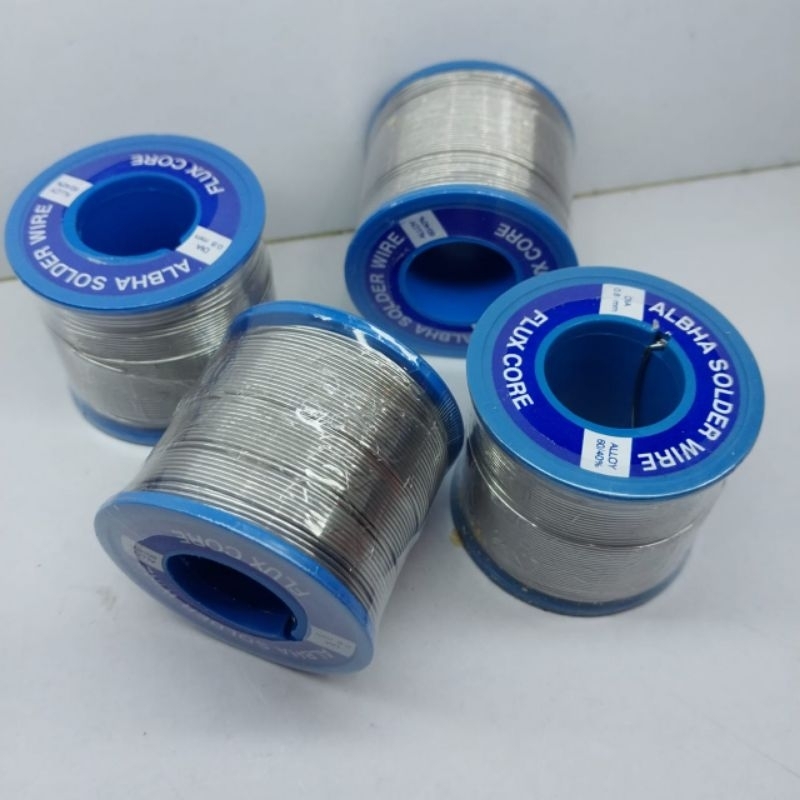 Jual Timah Solder Alpha 0.8mm Alloy 60-40 Per 1kg 4 Roll | Shopee Indonesia