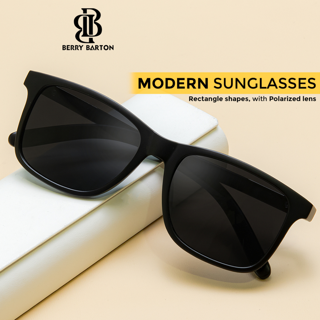 Jual Berrybarton Kacamata Hitam Polarized Sunglasses Anti UV400 Kacamata Plastik TR Pria Wanita ...