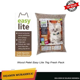 Jual OJOL pasir kucing pellet kayu premium khusus ojol wood Pelet EASY LITE 7KG EASY LITE cat ...