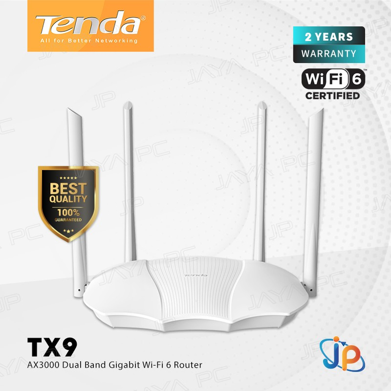 Jual Tenda TX9 AX3000 Dual-Band Gigabit WiFi 6 Wireless Network Router ...