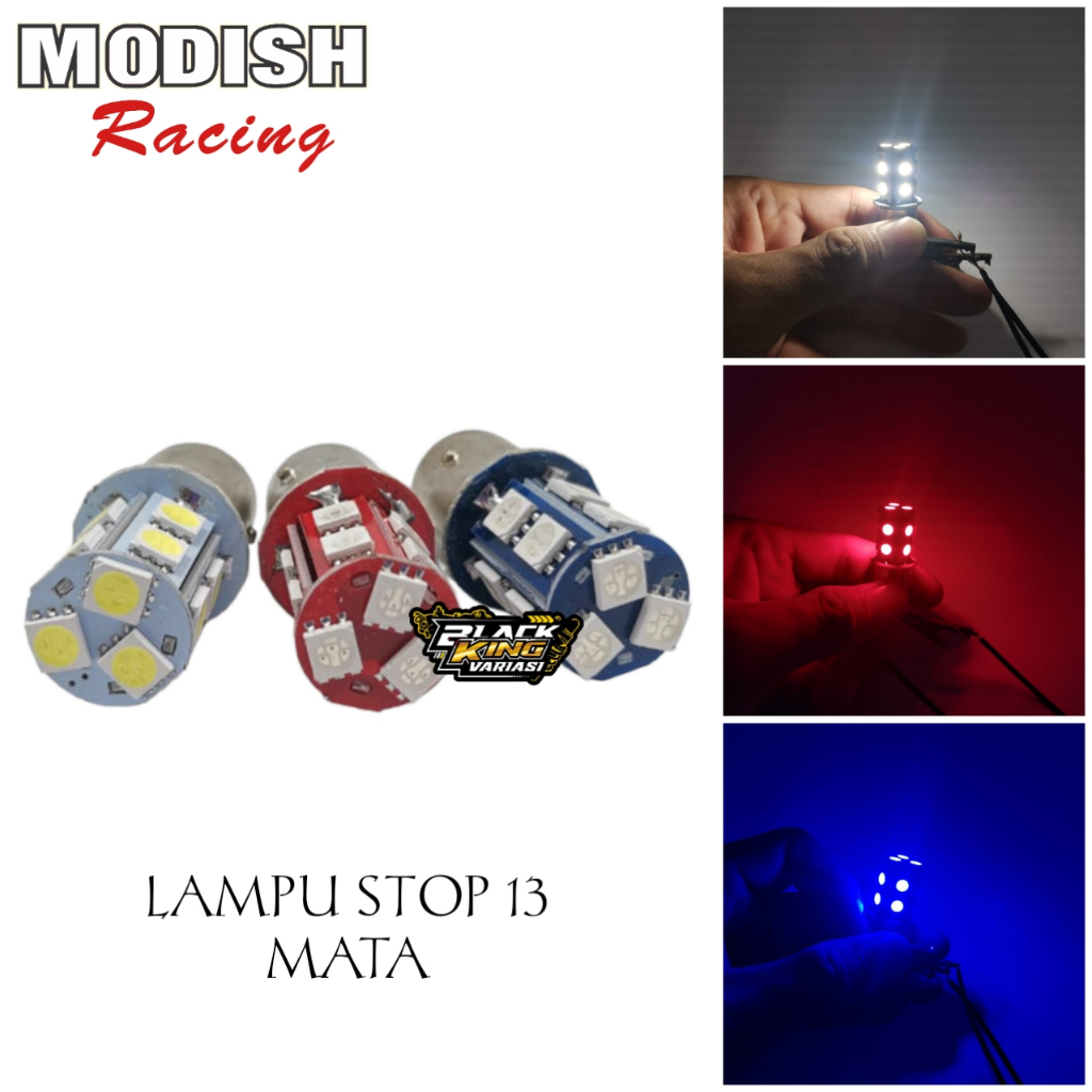 Jual Lampu Stop 13 LED Falsh Running Lampu Stop Led 13 Mata Universal ...