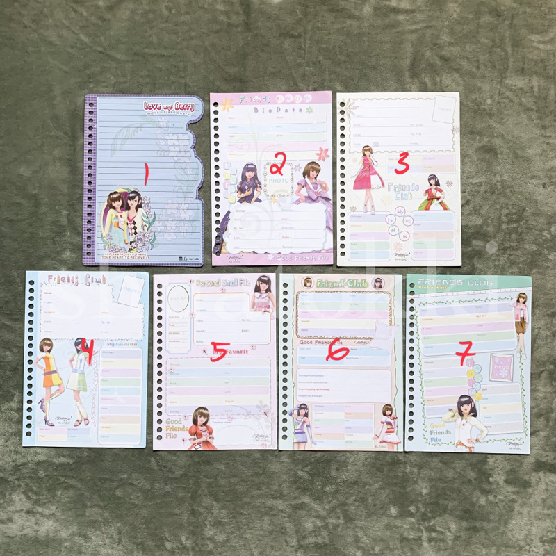 Jual KOLEKSI KERTAS FILE BINDER FELICIA GAMBAR LOVE AND BERRY B5 IMUT ...