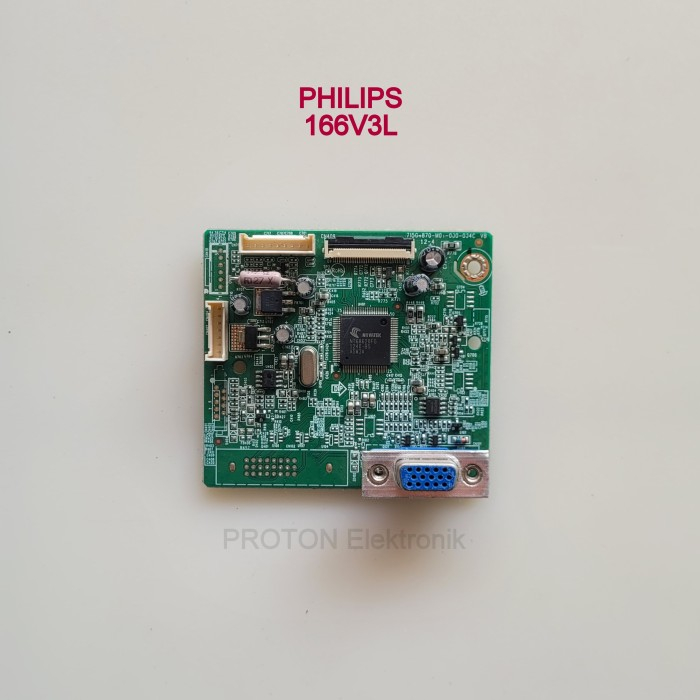 Jual Mainboard LCD LED Monitor PHILIPS 166V3L Mesin Matherboard ...